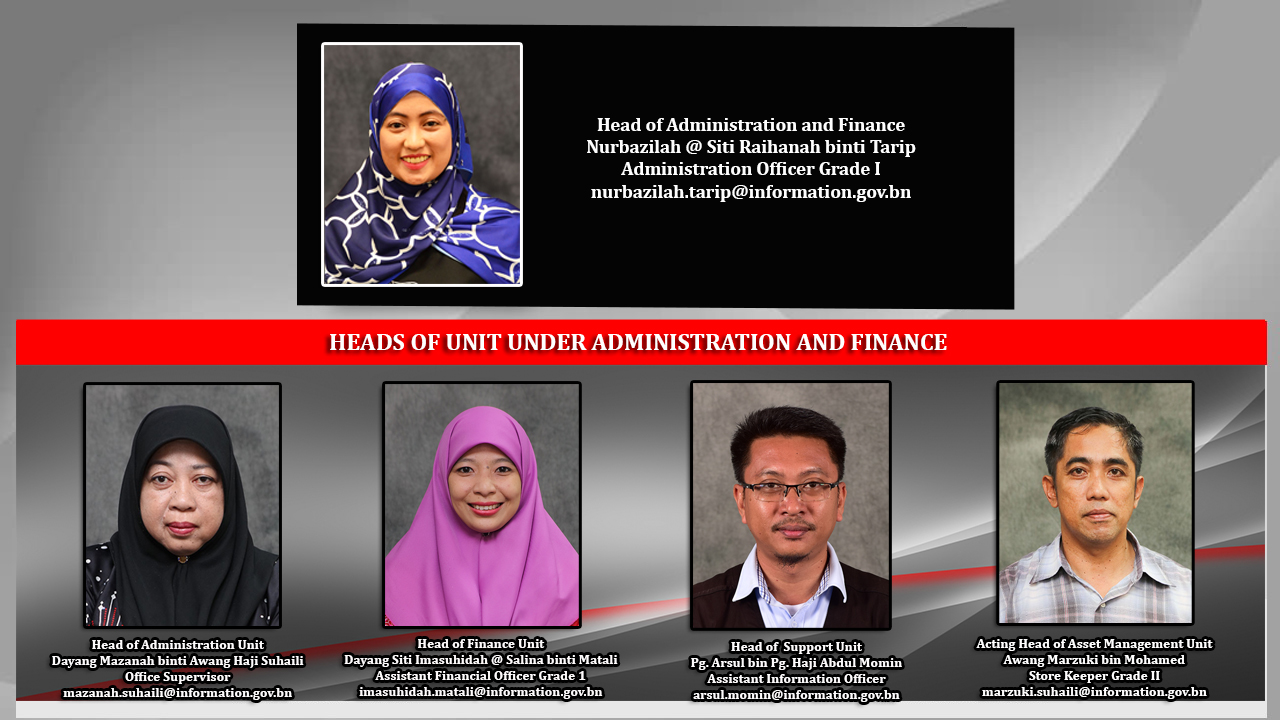 Administration and Finance Division - Thumbnails